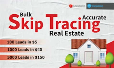 real estate leads and bulk skip tracing by skiptracing2278 fiverr