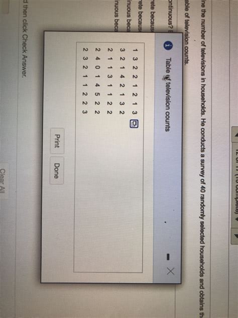 Solved A Are These Data Discrete I Continuous Explainb