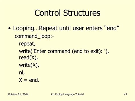 Ppt Artificial Intelligence Prolog Language Tutorial Powerpoint