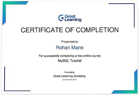 Sql Database Greatlearningacademy Greatlearning Glacertificate