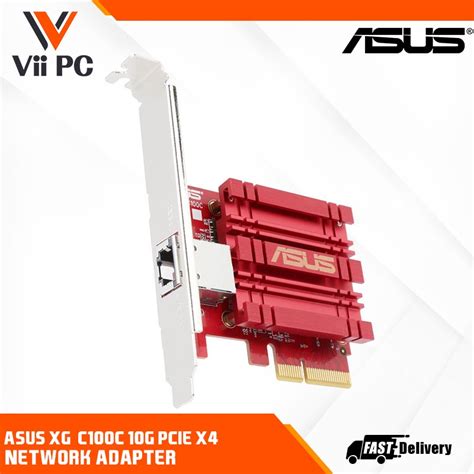 ASUS XG C C G Network Adapter Pci E X Card With Single RJ Port