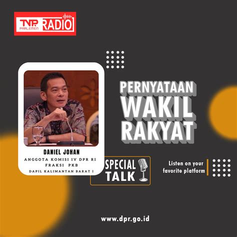 Daniel Johan Tujuan Dibentuknya Bapanas Adalah Untuk Mewujudkan