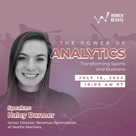 Women In Data™️ On Linkedin Womenindata Dataanalytics Sportsanalytics Ai Leadership