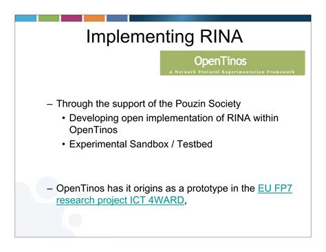 Rina Recursive Inter Network Architecture Pdf