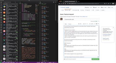 Add Action To Transpose Editor Splits Issue Microsoft Vscode GitHub