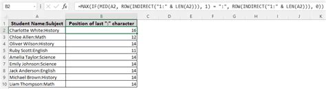 How To Find The Last Occurrence Of A Character In A String In Excel Excel Insider