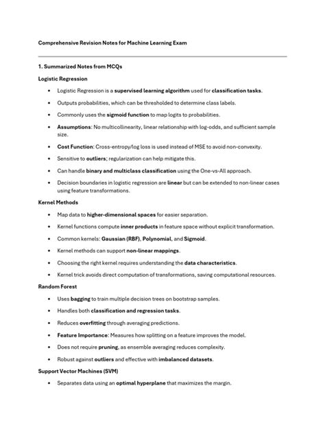 Mcq Pdf Support Vector Machine Algorithms And Data Structures