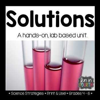 Solutions A Hands On Lab Based Unit By Fun In Fourth With Ms Gatt