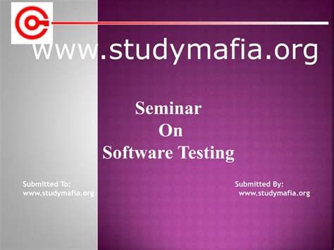 Software Testing Ppt Pptx