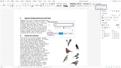 How To Use Find And Replace In Collabora Online Writer Collabora Online And Collabora Office