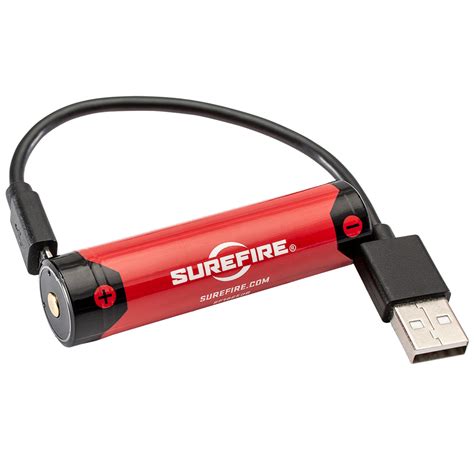 Surefire Micro Usb Lithium Ion Rechargeable Battery 3500mah Golden