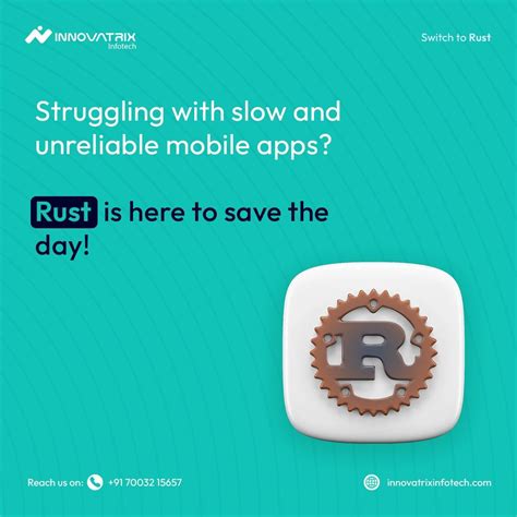 Innovatrix Infotech On Linkedin Rustlang Mobiledev Appbuilding