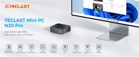 Mini Pc Teclast N Intel N Gb Por Y Gb Por Chollos En Cholloblog