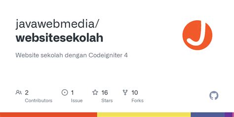 Github Javawebmediawebsitesekolah Website Sekolah Dengan Codeigniter 4