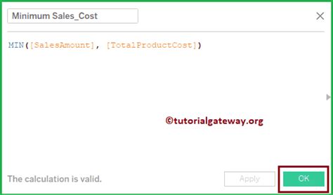 Tableau Aggregate Functions