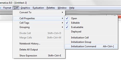 Wolfram Mathematica Initialization Command Stack Overflow