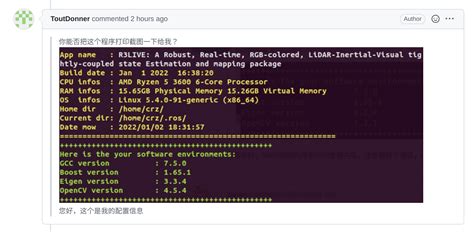 您好请问您在测试的时候有遇到过这个问题吗 Issue hku mars r live GitHub