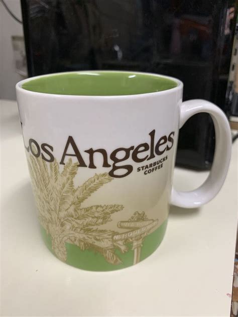 Starbucks 2008 Collector Series Los Angeles Coffee Mug Large 16 Oz
