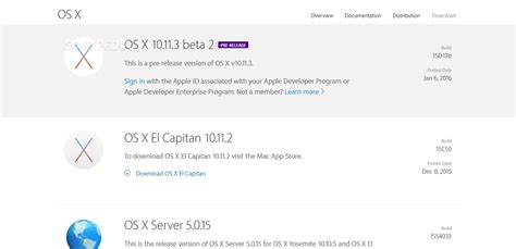 Apple Seeds Second Beta Of Mac OS X 10 11 3 El Capitan To Developers Softpedia