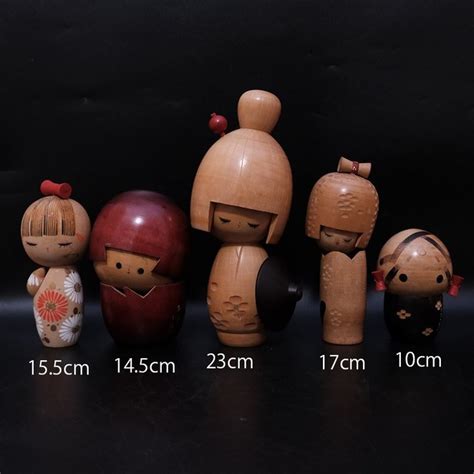 Boneca Sosaku Kokeshi 5 Madeira Hajime Other Japão Período Shōwa 1926 1989 Catawiki