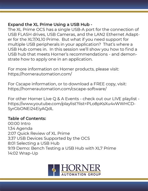 Stay In The Know With Horner Automation Videos