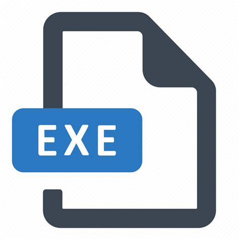 Exe Extension File Icon Download On Iconfinder