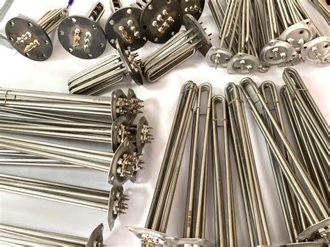 Temperature Controller Heating Element With Probe Mould Heater With Flange Industrial Heating