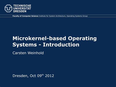 pdf microkernel based operating systems f tu