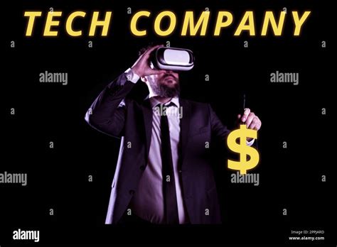 Handwriting Text Tech Company Business Overview A Company That Invents Or Innovates Solutions