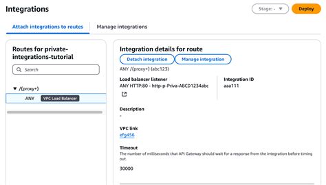 チュートリアル Amazon Ecs サービスへのプライベート統合を使用して Api を作成する Amazon Api Gateway