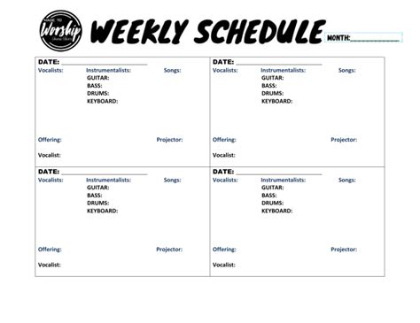 blank paw sched