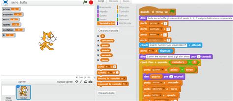 Serie Buffa Con Scratch Esercizi Di Scratch Coding Creativo Tutorial Sui Linguaggi Di
