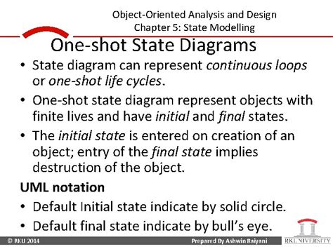 Objectoriented Analysis And Design Chapter 5 State Modelling