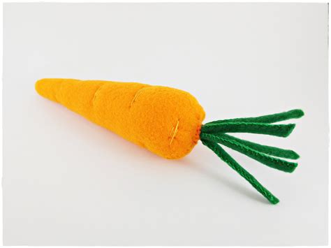 Felt Carrot Pdf Pattern Pdf Sewing Pattern Tutorial Step By Step