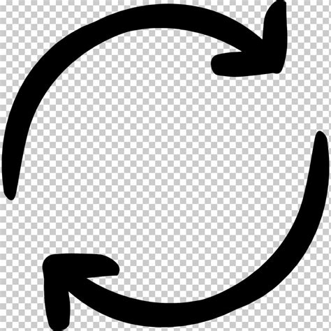 Circular Arrow Minimal Black Rotational Arrow Design PNG Clipart Abstract Rotation Arrows