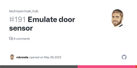 Emulate Door Sensor Issue Technyon Nuki Hub GitHub