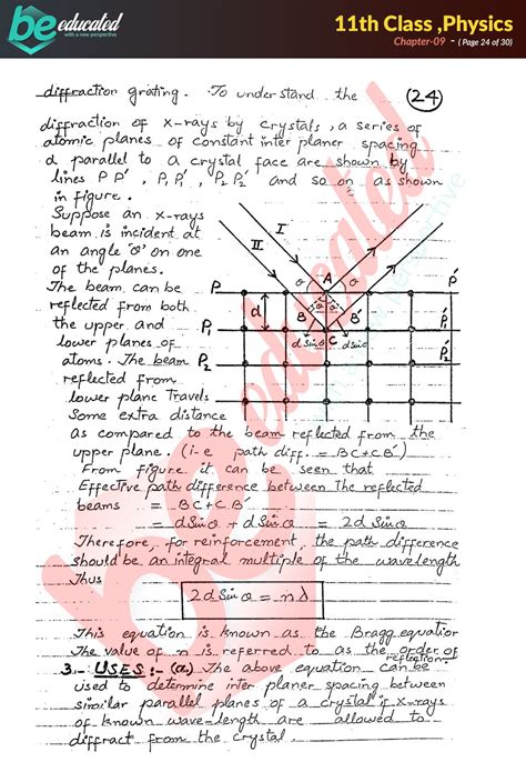 Chapter 9 Physic FSc Part 1 Notes Inter Part 1 Notes