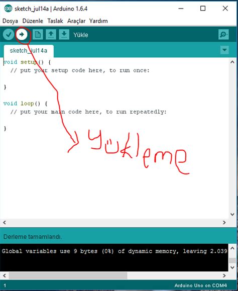 projelerle arduino arduino ide arayüz tanıtımı