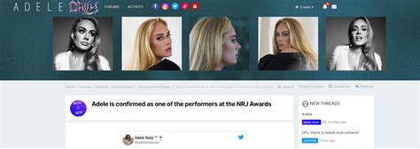 Adele Is Confirmed As One Of The Performers At The Nrj Awards