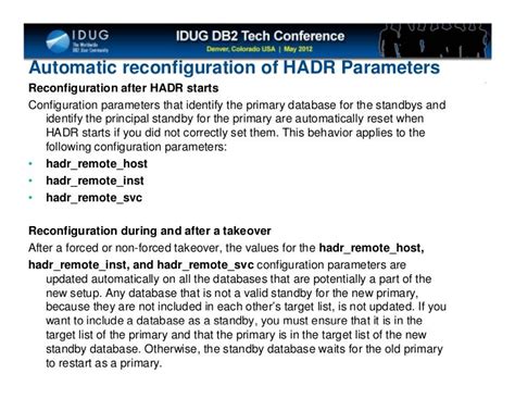 Db2 V 10 Hadr Multiple Standby