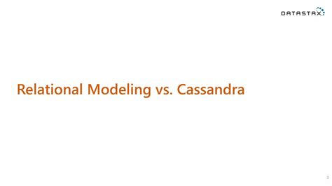 Introduction To Data Modeling With Apache Cassandra Ppt