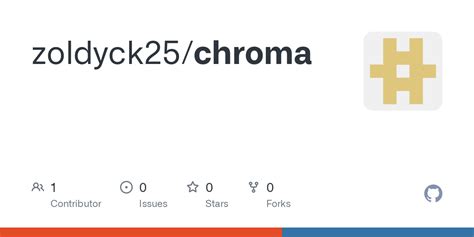 GitHub Zoldyck Chroma