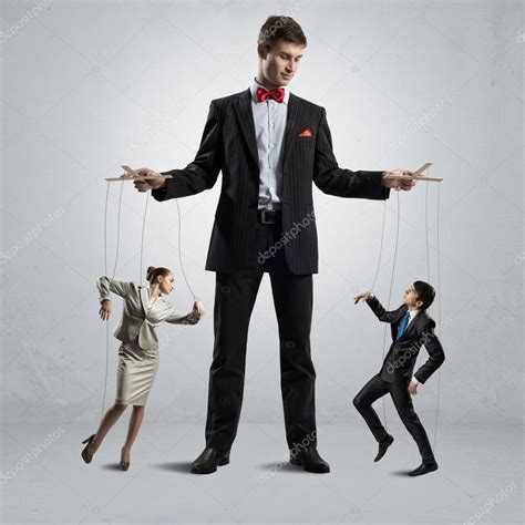 Puppeteer And Puppet Business Stock Photo Khakimullin 44791121