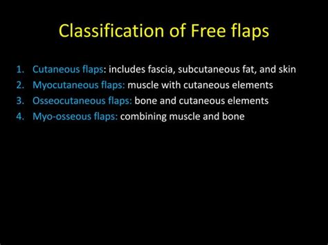 Reconstructive Microsurgery In Head And Neck Defect Based Reconstructionpptx