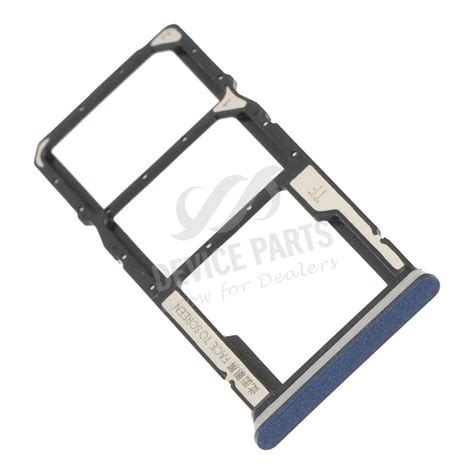 Sim Card Tray For Xiaomi Redmi C Dual Card Version Indigo Blue Ori