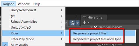 Github Baba Skoganejetbrainsriderregenerateprojectfiles 【unity】rider の Regenerate Project
