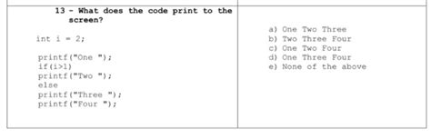 Solved What Does The Code Print To The A B C Chegg Com