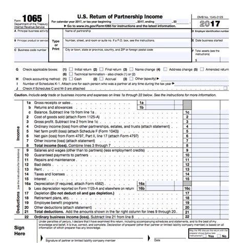 A Simple Guide To Completing Form 1065