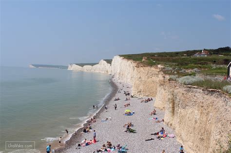 EAST SUSSEX Siedem Sióstr czyli klify Seven babes Cykl GDZIE na weekend w UK draVska