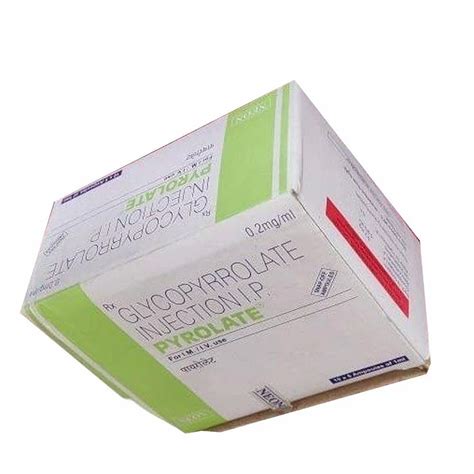 Pyrolate Glycopyrolate Ip Injection At ₹ 806vial Pharmaceutical Injection In Lucknow Id